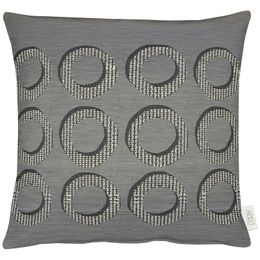 Apelt Dekokissen &raquo;1710&laquo; Kissenh&uuml;lle mit F&uuml;llung, 1 St&uuml;ck grau Polyester B/L: 45cm x 45cm, 1 Stk.