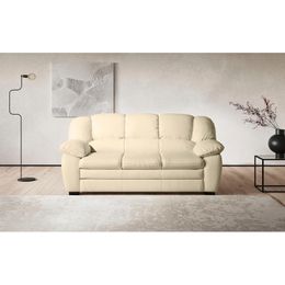 COTTA 2,5-Sitzer &raquo;Casino Sofa, Garnitur: Sessel 2,5-Sitzer, B: 185 cm, Sitzh&ouml;he 43 cm&laquo; Polstergarnitur, auch als Set erh&auml;ltlich beige Luxus-Microfaser