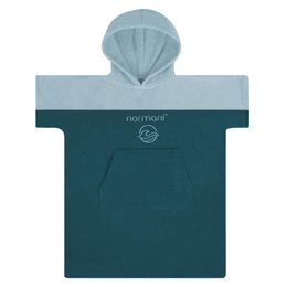 Normani Kinder Badeponcho Puwai in Petrol | Gr.: 140/152