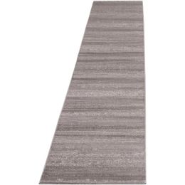 Ayyildiz Teppiche Teppich &raquo;Plus 8000, auch als L&auml;ufer erh&auml;ltlich&laquo; rechteckig 6 mm H&ouml;he L&auml;ufer, gestreifter Flachflor, robust, Webteppich, alle R&auml;ume beige Kunstfaser B 