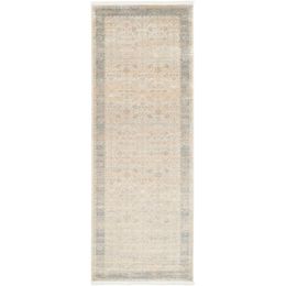 OCI DIE TEPPICHMARKE Teppich &raquo;HORUS NIMA&laquo; rechteckig 8 mm H&ouml;he 3-D Optik, Vintage Optik, feine Fransen, Wohnzimmer beige Polyacryl, Viskose B : 80cm 1