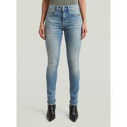G-Star Raw G-STAR Damen Regular-fit-Jeans "3301 Skinny Jeans", blau, Gr. 26, Obermaterial: 98% Baumwolle, 2% Elasthan, Jeans