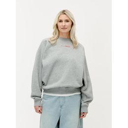 LEGER Damen Sweatshirt "Loretta, LeGer by Lena Gercke", grau, Gr. 44, Sweatware, Obermaterial: 65% Baumwolle, 35% Polyester, Sweatshirts, gro&szlig;er