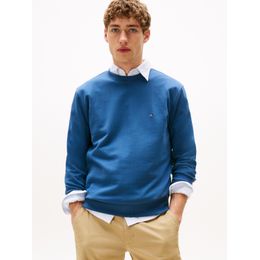 Tommy Hilfiger Herren Sweatshirt "ESSENTIAL TERRY CREWNECK", blau, Gr. S, Sweatware, Obermaterial: 100% Baumwolle, Sweatshirts