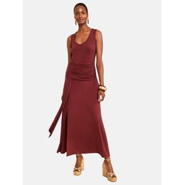 Love & Roses Kleid Damen Gr&ouml;&szlig;e 50 burgunder Sommerkleid