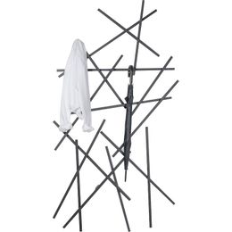SPINDER DESIGN Garderobenleiste &raquo;MATCHES&laquo; Breite 100 cm, H&ouml;he 184 cm schwarz Edelstahl B/H/T: 100cm x 184cm x 15cm