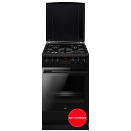 Amica Gas-Standherd &raquo;507GE3.33eEHZpTaDNA SHEG 904 000 SM&laquo; Steam Clean Komfortables Kochen und Backen mit bequemer Handhabung schwarz Energieeffizienzklasse 