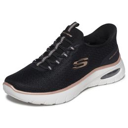 Skechers Damen Slip-On Sneaker "SKECH-AIR SUMMITS", Gr. 35, schwarz, Textil, Schuhe, Schlupfschuh, Halbschuh, Freizeitschuh mit Air-Cooled Memory Foam