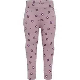 Hummel Leggings girl size 110 Purple / Bordeaux