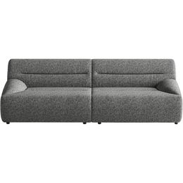 Sit & More sit&more Big-Sofa &raquo;Scrabble&laquo; Modernes Design in verschiedenen Stoffarten grau 100% Polyester B/H/T: 260cm x 80cm x 100cm, Chenille