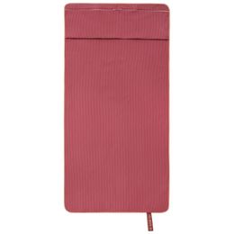 Dyckhoff Handtuch &raquo;Mikrofaser Sporttuch Struktur&laquo; Mit &Uuml;berst&uuml;lpkapuze, Schnelltrocknend, Leicht, Rei&szlig;verschlusstasche rosa Microfaser, Mikrofaser B/L: 