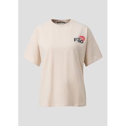 QS T-Shirt in 93D1_beige | Gr.: XS