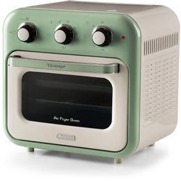 Ariete Hei&szlig;luftfritteuse &raquo;4632GR&laquo; 1400 W Vintage Backofen und Rotisserie in Einem, 16 L gr&uuml;n gr&uuml;n Einheitsgr&ouml;&szlig;e Hei&szlig;luftfritteuse