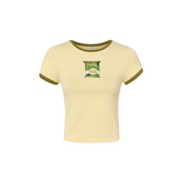Noisy may T-Shirt NMMolly in vanille oliv | Gr.: XL