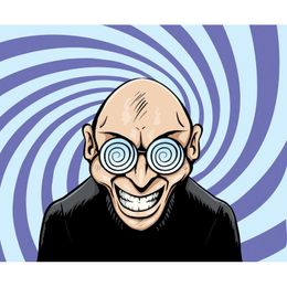 papermoon Fototapete &raquo;Hypno Googles Man&laquo; bunt Vlies B/L: 3m x 2,2m, Rollen: 1