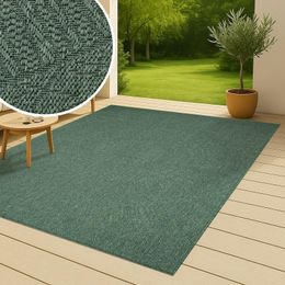 Bruno Banani Teppich &raquo;Solan, ethno, boho-inspiriert, In- und Outdoor geeignet&laquo; rechteckig 5 mm H&ouml;he Mandala, Kreise, K&uuml;che, Wohnzimmer, Camping, Balkon Kunstfaser 