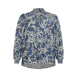 Kaffe Curve Bluse Damen Gr&ouml;&szlig;e XXL taubenblau