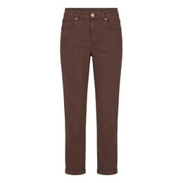 Betty Barclay Damen Slim-fit-Jeans "Damen mit Waschung", braun, Basic, Gr. 44, Obermaterial: 56% Baumwolle, 30% Viskose, 12% Polyester, 2% Elasthan,