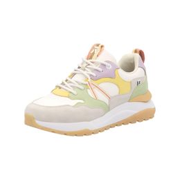 Rieker Sneaker Damen Gr&ouml;&szlig;e 43 dunkelgelb / hellgr&uuml;n / lavendel / wei&szlig; Sommerschuhe