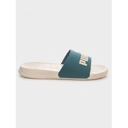 Puma Pantolette 'Popcat 20 Slippers' Herren Gr&ouml;&szlig;e 39 gr&uuml;n