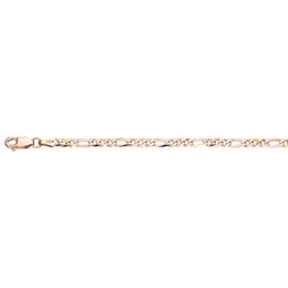 Firetti Armkette &raquo;Schmuck Geschenk Silber 925 Figarokettengliederung ca. 3,2 mm breit&laquo; Made in Germany rosa 19cm, Silber 925 (Sterlingsilber)