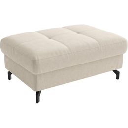 Sit & More sit&more Polsterhocker &raquo;Vanity, B: 103 cm&laquo; beige 95% Polyester 5% Polyamid B/H/T: 103cm x 45cm x 69cm, Flachgewebe LINO,mit Stauraum