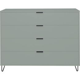 M&auml;usbacher Kommode &raquo;Bonnie&laquo; Kommode mit Drahtgestell gr&uuml;n Holzwerkstoff B/H/T: 119cm x 100cm x 45cm, 4 Stk.