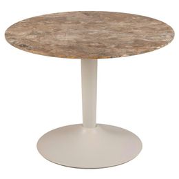 ACTONA GROUP Couchtisch &raquo;Kaffeetisch, Beistelltisch&laquo; B/T/H: 60x60x45cm, Tisch braun, polierte Keramiktischplatte braun B/H/T: 60cm x 45cm x 60cm