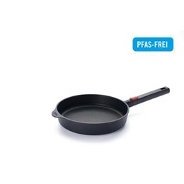Woll Bratpfanne &raquo;MADE IN GERMANY - Eco Logic QXR&laquo; Aluminiumguss Induktion schwarz &Oslash; 24cm + H&ouml;he 5cm