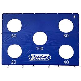 BEST Sporting Fu&szlig;balltor &raquo;Torwand 213er mit 5 Schu&szlig;l&ouml;chern&laquo; blau B/H/L: 213cm x 152cm x 0,5cm, 1 Stk. Fu&szlig;balltor