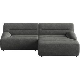 sit&more Ecksofa &raquo;Scrabble&laquo; Modernes Design in verschiedenen Stoffarten grau 100% Polyester B/H/T: 260cm x 80cm x 162cm, Microfaser, Recamiere rechts