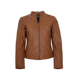 Mauritius Lederjacke Lammnappa in Cognac | Gr.: S