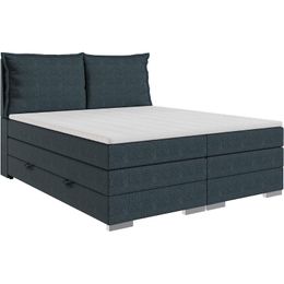 FORTE Boxspringbett &raquo;Pillows mit Bettkasten, erh&auml;ltlich in den Breiten 140, 160 & 180cm&laquo; in verschiedenen Farben erh&auml;ltlich Der Bezugsstoff Baltimore 