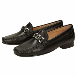 Sioux Damen Slipper "Cambria", Gr. 36, schwarz, Obermaterial: 100% Lammnappaleder LANA. 100% Gummi rubber., Schuhe