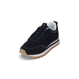 Marc O'Polo MARC O'POLO Damen Sneaker "aus Neopren und Veloursleder", Gr. 40, schwarz, Obermaterial: 50% Leder, 50% Polyester, unifarben, Schuhe