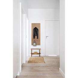 Mirrors and More Garderobenpaneel &raquo;Gwen&laquo; 1 Stk. tlg. mit 5 Haken schwarz MDF B/H/T: 50cm x 125cm x 7cm