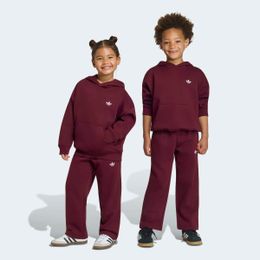 M&auml;dchen Trainingsanzug "HOODIE PANT SET", rot, Gr. 122, adidas originals, Obermaterial: 70% Baumwolle, 30% Polyester, Sportanz&uuml;ge, f&uuml;r Kinder,