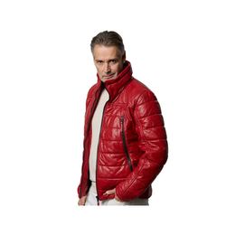 Jilani Stepplederjacke Lammnappa in Rot | Gr.: 52