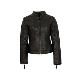 7eleven Lederjacke Lammnappa in Schwarz | Gr.: 38