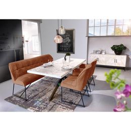 GUTMANN FACTORY K&uuml;chensofa rosa 100% Polyester B/H/T: 190cm x 88cm x 67cm, Chenille