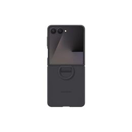 Handyh&uuml;lle &raquo;Ring Case (Silicone) f&uuml;r Galaxy Z Flip7&laquo; Smartphones Backcover, Schutzh&uuml;lle, Handyschutzh&uuml;lle, Case, Schutzcase, sto&szlig;fest schwarz 