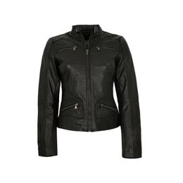 7eleven Lederjacke Lammnappa in Schwarz | Gr.: 38