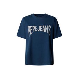 Pepe Jeans Shirt 'Maca' female size S Dark blue / mottled white