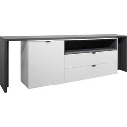 M&auml;usbacher Sideboard &raquo;Micelli&laquo; mit Tischfunktion, Breite 177-240 cm wei&szlig; B/H/T: 240cm x 77cm x 152cm