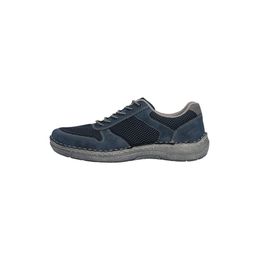 Rieker Morelia Low-Top-Sneaker aus Leder Blau | Gr.: 41
