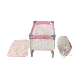 Bayer Chic 2000 CHIC2000 Puppenbett &raquo;Deluxe&laquo; mit Tragetasche bunt Einheitsgr&ouml;&szlig;e Puppenbett