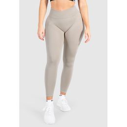 Smilodox Leggings Seamless Amaze Pro in Taupe | Gr.: S