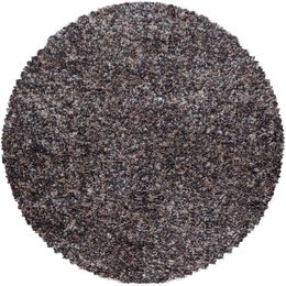 Ayyildiz Teppiche Hochflor-Teppich &raquo;Enjoy Shaggy ,auch als L&auml;ufer und in Rund&laquo; rund 50 mm H&ouml;he Shaggy, Langflor, meliert, Wohnzimmer, Schlafzimmer grau Kunstfaser &Oslash; 