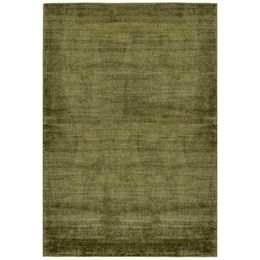 Tom Tailor HOME Teppich &raquo;Shine uni&laquo; rechteckig 8 mm H&ouml;he Handwebteppich, 100% Viskose, handgewebt, mit elegantem Schimmer gr&uuml;n Viskose B : 160cm 1 Stk