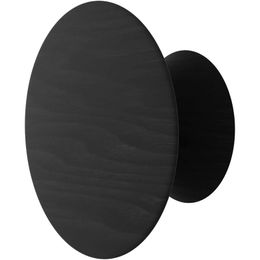 Hakenleiste &raquo;Mistral Wandgarderobe, Hakenleiste&laquo; aus massivem Holz, &Oslash; 9 oder &Oslash; 13 cm schwarz Holzwerkstoff B/H/T: 13cm x 6,5cm